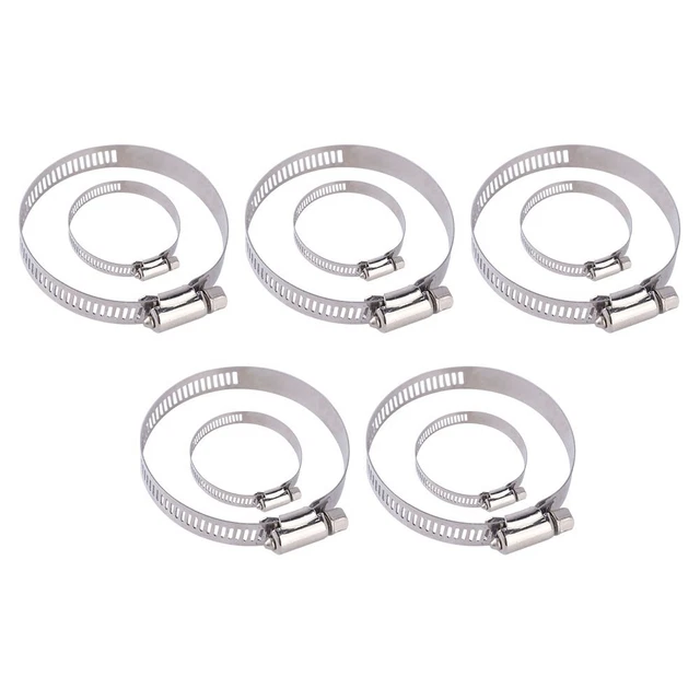 EASY TO INSTALL Jubilee Hose Clips with Handsome Appearance Pack of 10 ...