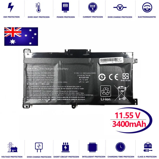 BK03XL BATTERY FOR HP Pavilion x360 14-BA191ND 14-BA190NZ HSTNN-UB7G ...