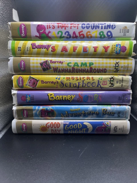BARNEY VHS LOT 7 $95.00 - PicClick CA