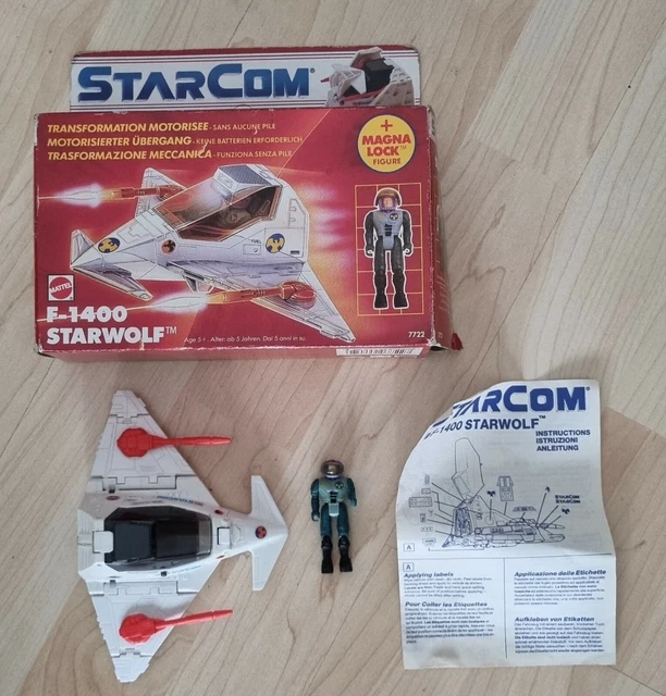 STARCOM STAR WOLF Complete And Working, Mattel, 1980S, Starwolf, F1400 ...