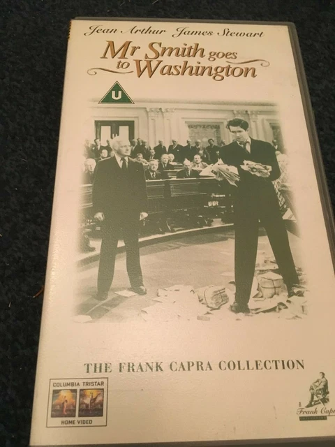 MR SMITH GOES to Washington VHS Frank Capra, Jean Arthur, James Stewart ...