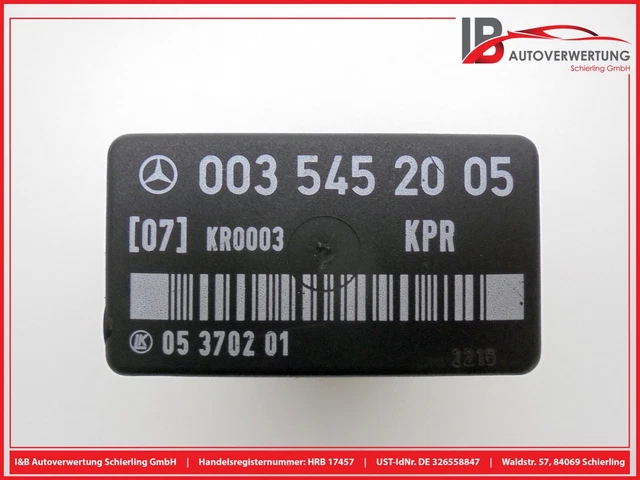 MERCEDES BENZ W124 W201 W463 Relais Kraftstoffpumpe KPR 0035452005 LK ...