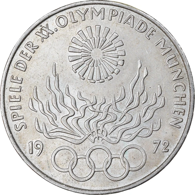 MONNAIE, RÉPUBLIQUE FÉDÉRALE allemande, 10 Mark, 1972, Munich, SUP ...