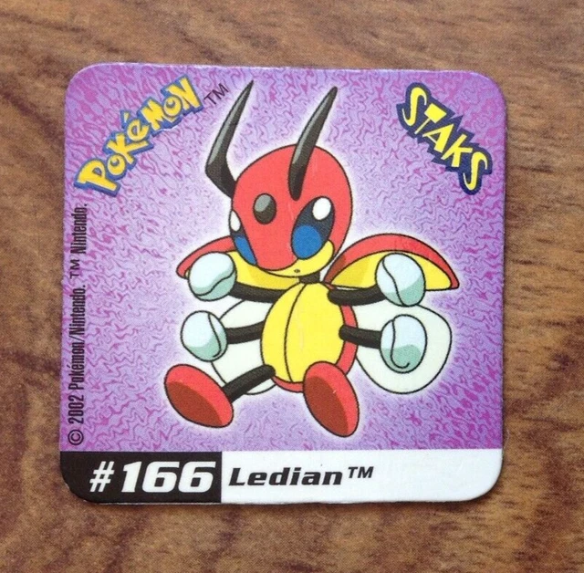 LEDIAN POKEMON STAKS - Johto League Champions - Panini 2002 . Free UK P ...
