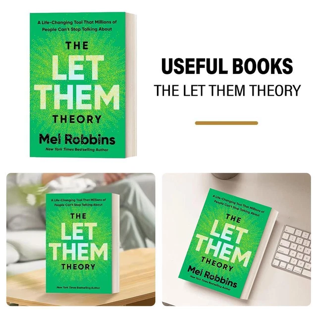 THE LET THEM Theory by Mel Robbins (English, Paperback) Brand Book uk £ ...