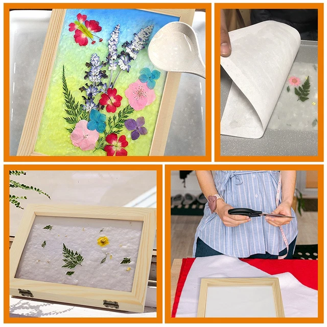 2 PCS PAPER Craft Frame Diy Package Making Supplies Papermaking Mold ...
