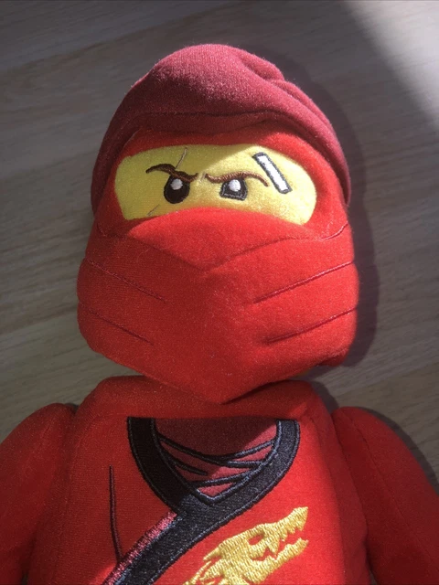 LEGO NINJAGO KAI Red Ninja Plush Mini Figure Soft Toy 13” £10.78 ...