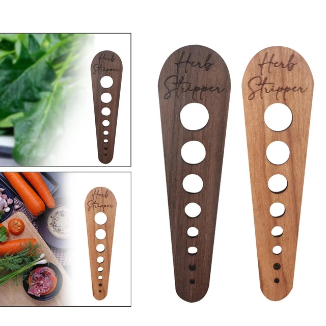 HERB STRIPPER,LEAF STRIPPING Tool,Wooden,Rustic,Herb and Leaf Separator ...