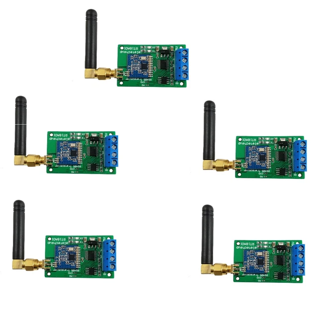 868MHZ RS485 UART Wireless Transceiver RF Serial Port Data Passthrough ...