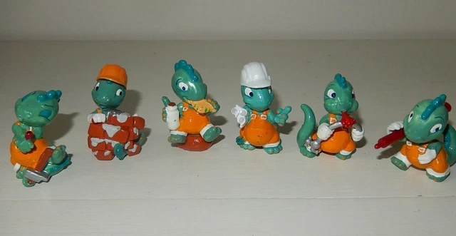 LOT DE 6 figurines personnages KINDER Série Drolly DINO Loose EUR 9,99 ...