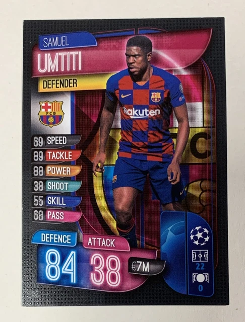TOPPS CHAMPIONS LEAGUE Match Attax 2019-20- #132-Fc Barcelone-Samuel Umtiti EUR 1,39 - PicClick FR