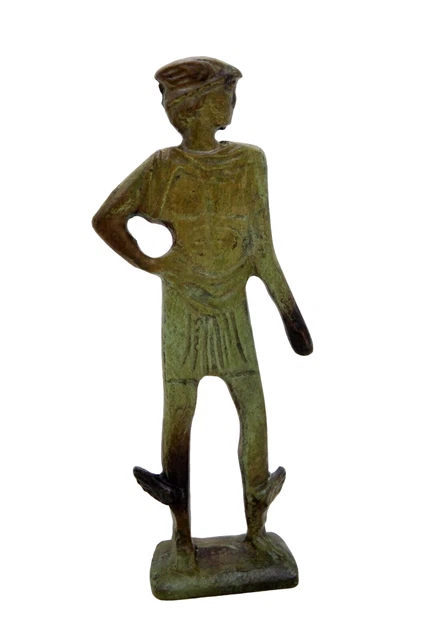 STATUE HERMES OLYMPIAN God Pantheon Bronze Ancient Greek Sculpture ...