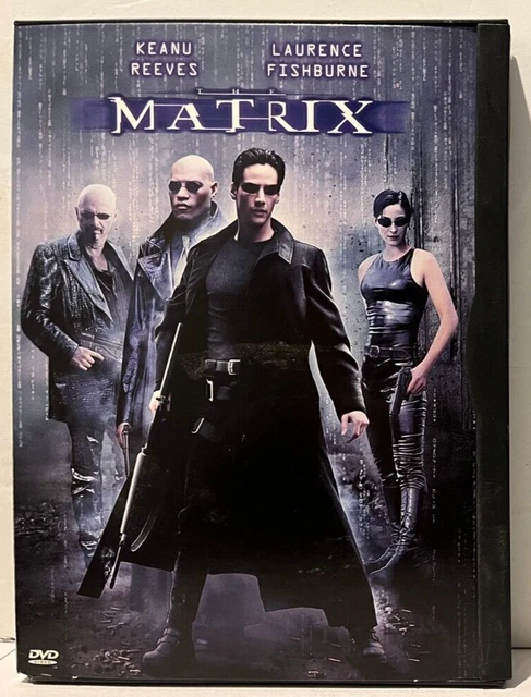 MATRIX DVD - Warner Brothers Movie - Keanu Reeves Laurence Fishburne ...