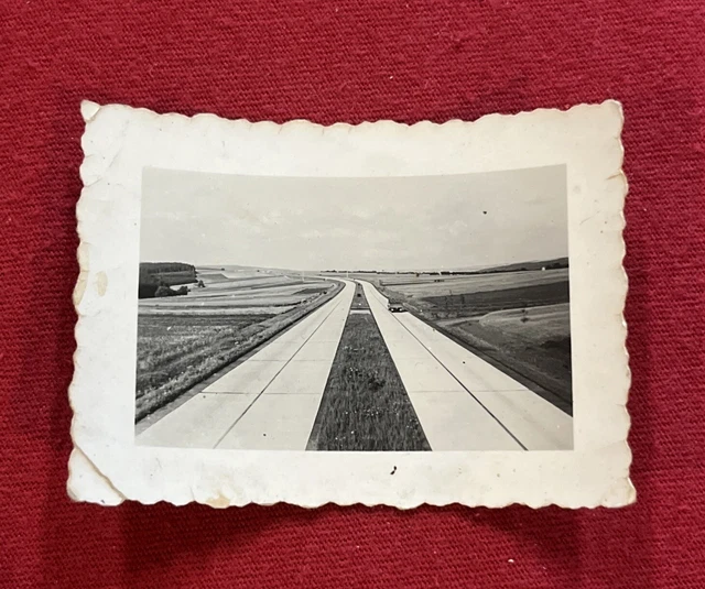 WW2 WWII ORIGINAL German Military wartime photo Autobahn Highway £6.61 ...