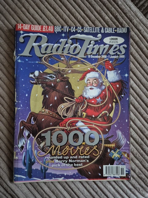 RADIO TIMES CHRISTMAS 19th Dec 1998 to 1st Jan 1999 £11.12 - PicClick UK