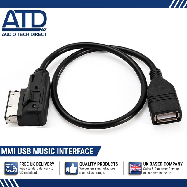 MMI USB CABLE For Audi A8 S8 Q3 Q5 Q7 TT R8 RS4 Music Interface Port ...