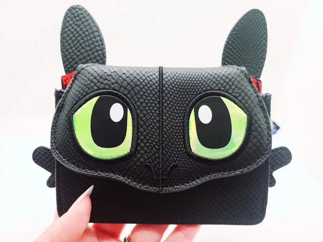 HOW TO TRAIN Your Dragon Toothless Night Fury Face Clutch Wallet NEW £ ...