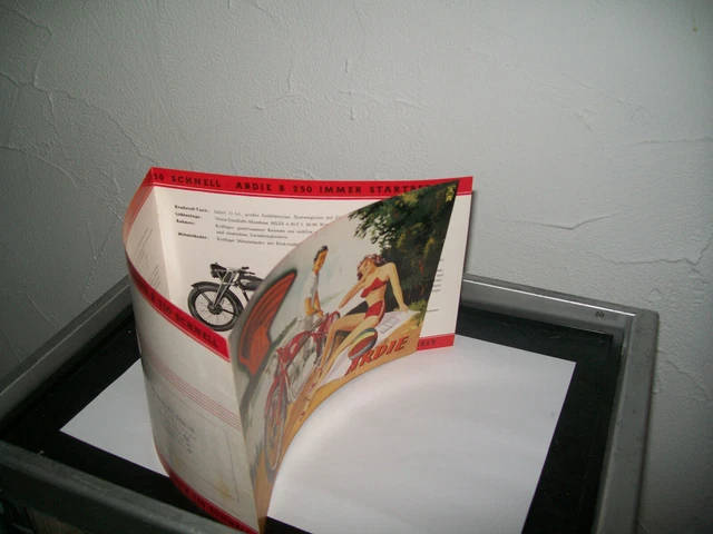 ORIGINAL ARDIE NÜRNBERG Prospekt Technische Daten Ardie B 250 #103 EUR ...