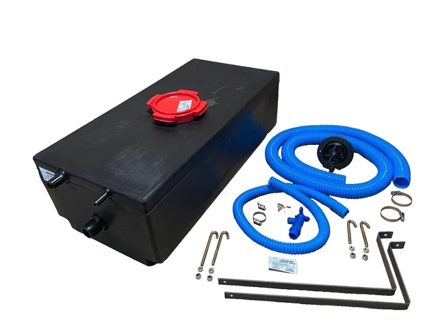 70L FRESH WATER Tank Kit for Crafter Sprinter LWB Campervan BLACK ...