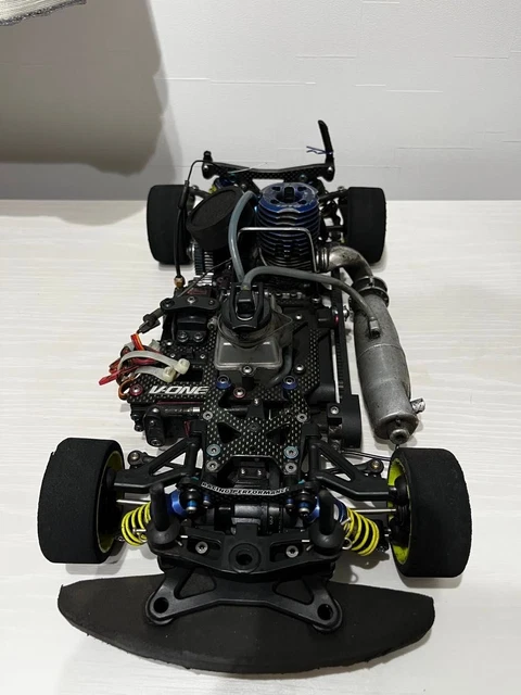 JUNK KYOSHO V-ONE SIII CUP Edition Chassis with O.S. 12TG RC Car £224. ...