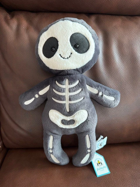 JELLYCAT MUMMY BOB & Skeleton Bob Soft Stuffed Toys With Tags Free Dust ...