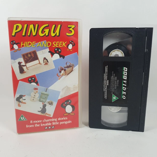 PINGU 3 HIDE and Seek VHS Video Cassette Tape BBC 1002 EUR 12,81 ...