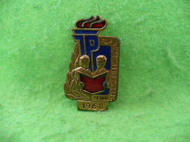 DDR JUNGE PIONIERE Abzeichen JP 1968 für gute Arbeit in der Schule EUR ...