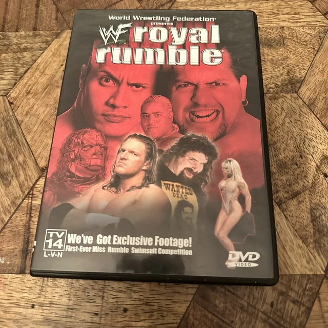 DVD DE LUTTE Royal Rumble 2000 WWF WWE The Rock Hardy Boyz rare complet ...