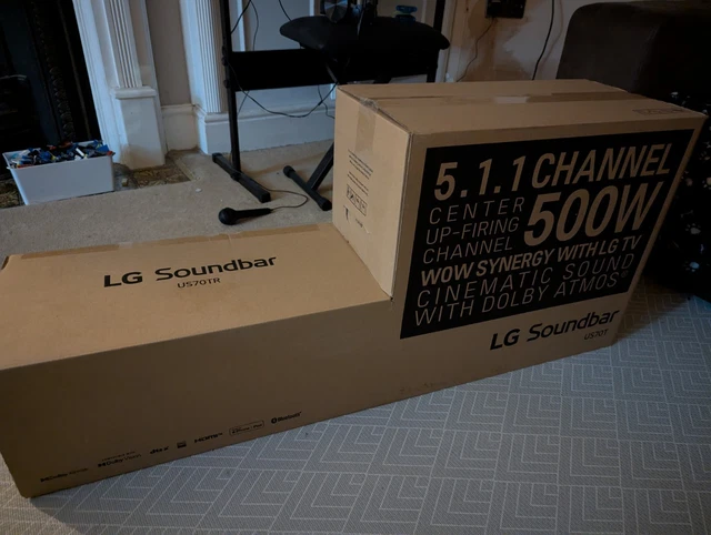 LG US70TR WIRELESS 500W Home Cinema Soundbar Subwoofer with Dolby Atmos ...