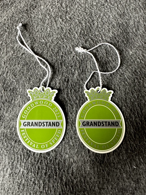 2023 GOODWOOD FESTIVAL of Speed FoS Sunday Grandstand Tickets x2 FREE P ...