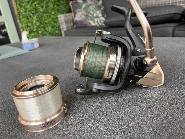SHIMANO TITANOS 5500 Xsa Fixed Spool Fishing Reel £75.00 - PicClick UK