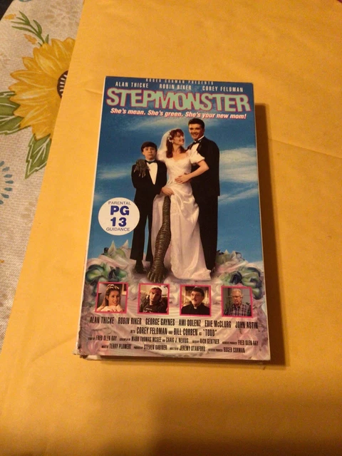 STEPMONSTER (VHS, 1993) Cult Comedy Horror Alan Thicke Corey Feldman ...