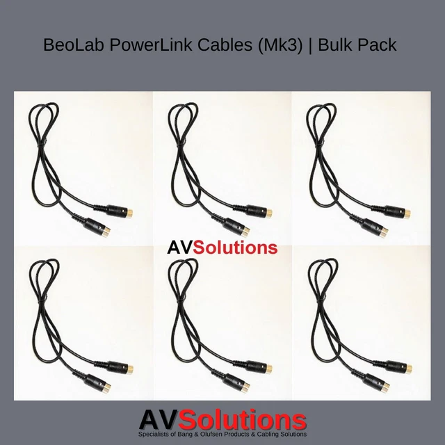 B&O | BEOLAB Speaker Cable for Bang & Olufsen PowerLink Mk3 HQ x6 ...