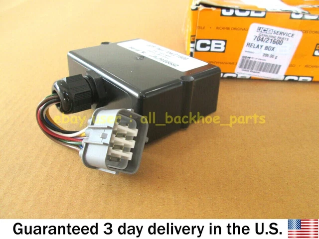 JCB TELEHANDLER - Genuine Jcb Relay Box P.c.b Steer Mode (Part No. 704/ ...