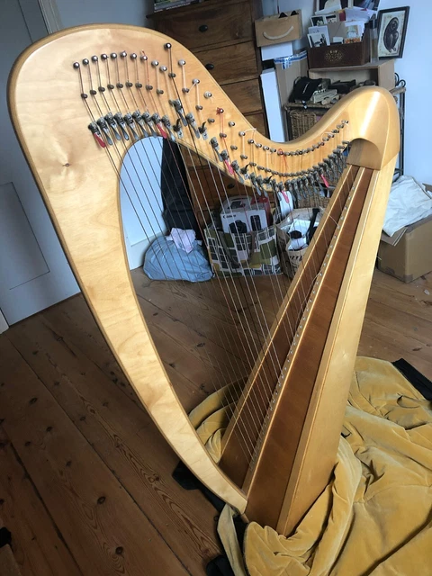 NIGEL TREE &GLASTONBURY& 34 String Lever Harp £1,600.00 - PicClick UK