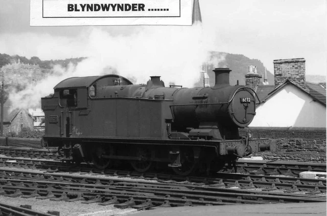 STEAM RAILWAY PHOTO GWR BR 5600 CLASS LOCOMOTIVE No 6672 LIGHT ENGINE ...