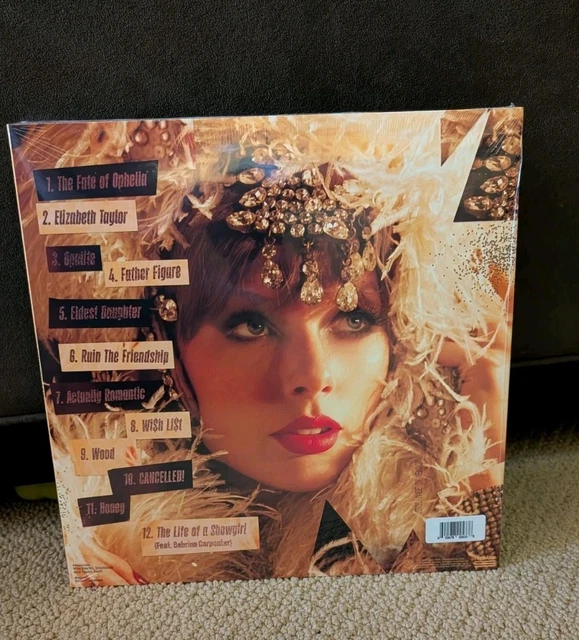 TAYLOR SWIFT THE Life of a Showgirl PINK Shimmer VINYL Ltd Edition LP ...