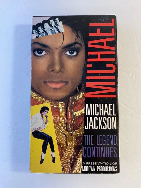 MICHAEL JACKSON THE Legend Continues VHS 1988 Motown Productions £8.10 ...