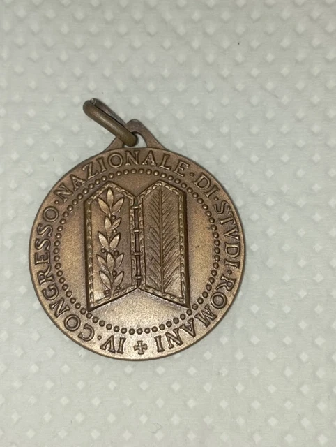 MEDAGLIA IV CONGRESSO Nazionale Studi Romani Roma Ottobre 1935 EUR 8,00 ...