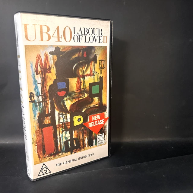UB40: LABOR OF Love II VHS 1990 Small Case VGC Like New No SSS $44.95 ...