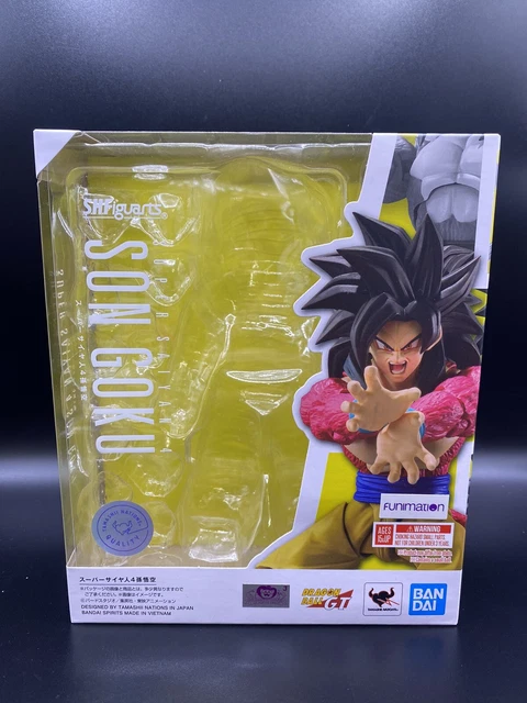 SH FIGUARTS SSS Goku 4 Dragonball Z shf DBZ Bandai Box Only W Manual ...