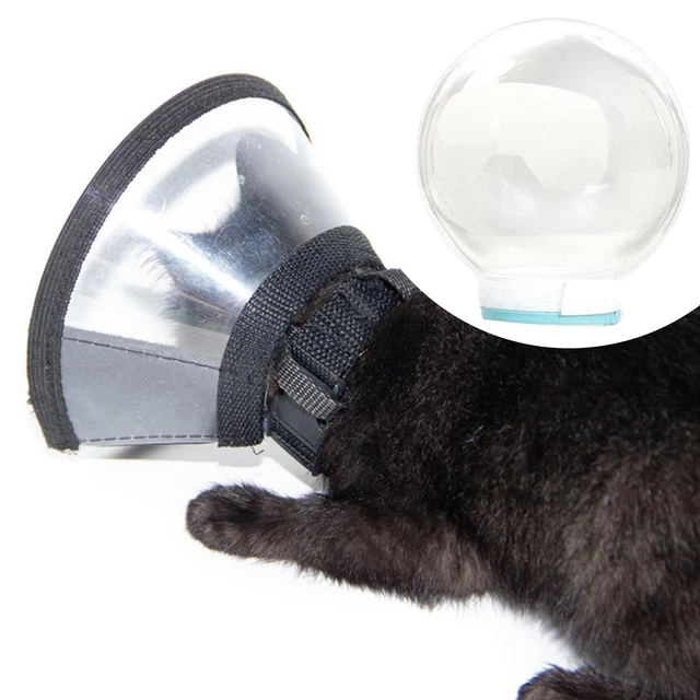 BALL MASK FOR Aggressive Cat 15x16cm Clear for Nail Trimming Prevent ...