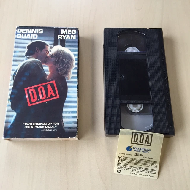 D.O.A- VHS-MEG RYAN DENNIS QUAID CHARLOTTE RAMPLING DANIEL STERN Usato ...