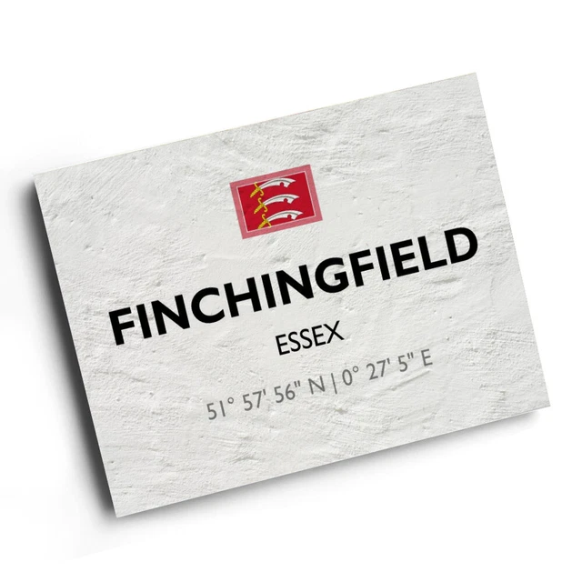 A4 PRINT - Finchingfield, Essex - Lat/Long TL6832 EUR 7,12 - PicClick IT