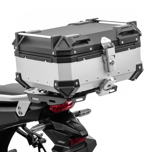 TOP CASE FOR Honda Africa Twin CRF 1000 L Aluminium Bagtecs XB28 silver ...