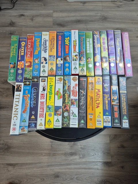WALT DISNEY CLASSICS VHS Collection Plus More! Bundle £104.72 - PicClick UK