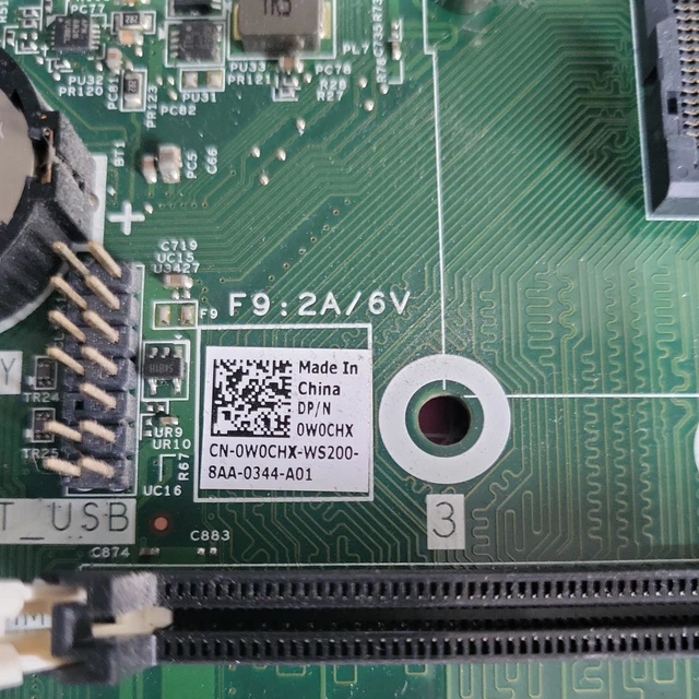 DELL OPTIPLEX 3050 MT Socket LGA1151 DDR4 PCI-E Motherboard 0W0CHX ...