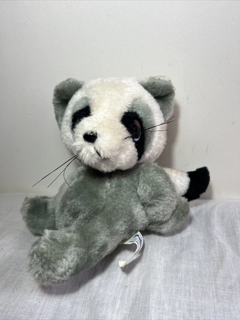 VINTAGE PEDIGREE LOVABLE Beanies Soft Plush Toy Racoon 6” £7.99 ...