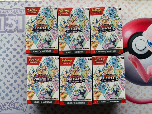 POKEMON TCG PRISMATIC Evolutions Booster Bundle x6- 36 Booster Packs-New/Sealed £302.31 ...