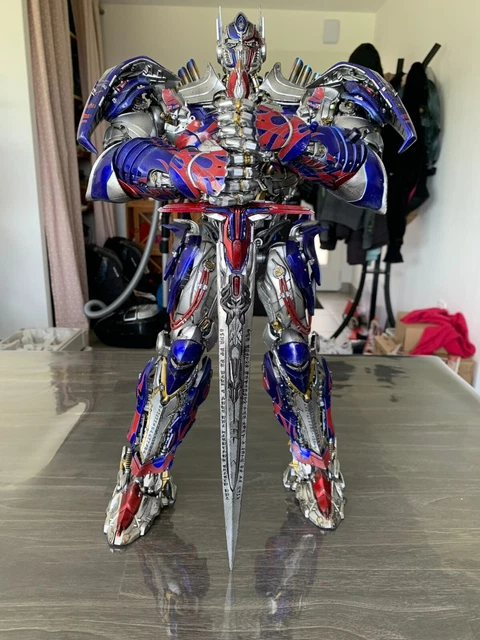 HASBRO 3A/THREEZERO TRANSFORMERS Last knight Optimus Prime Deluxe ...